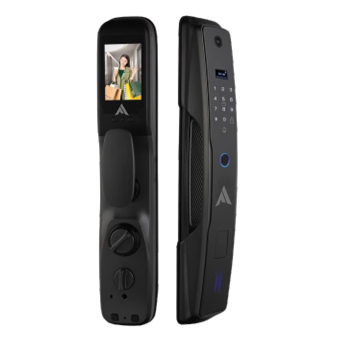 AIT SMART AUTOMATION Series 4 WiFi Smart Biometric Cam Door Lock With ...