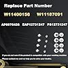Amazon.com: Tooneus Upgrade W11400156 W11187091 Washer Suspension Rods ...