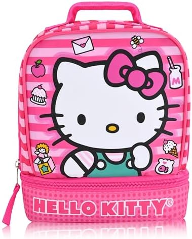 Amazon.com: Hello Kitty Lunch Box Set for Girls - Bundle with Hello ...