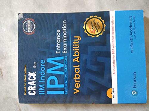 IIM Indore IPM Verbal Ability : Pearson Publication, Pearson ...