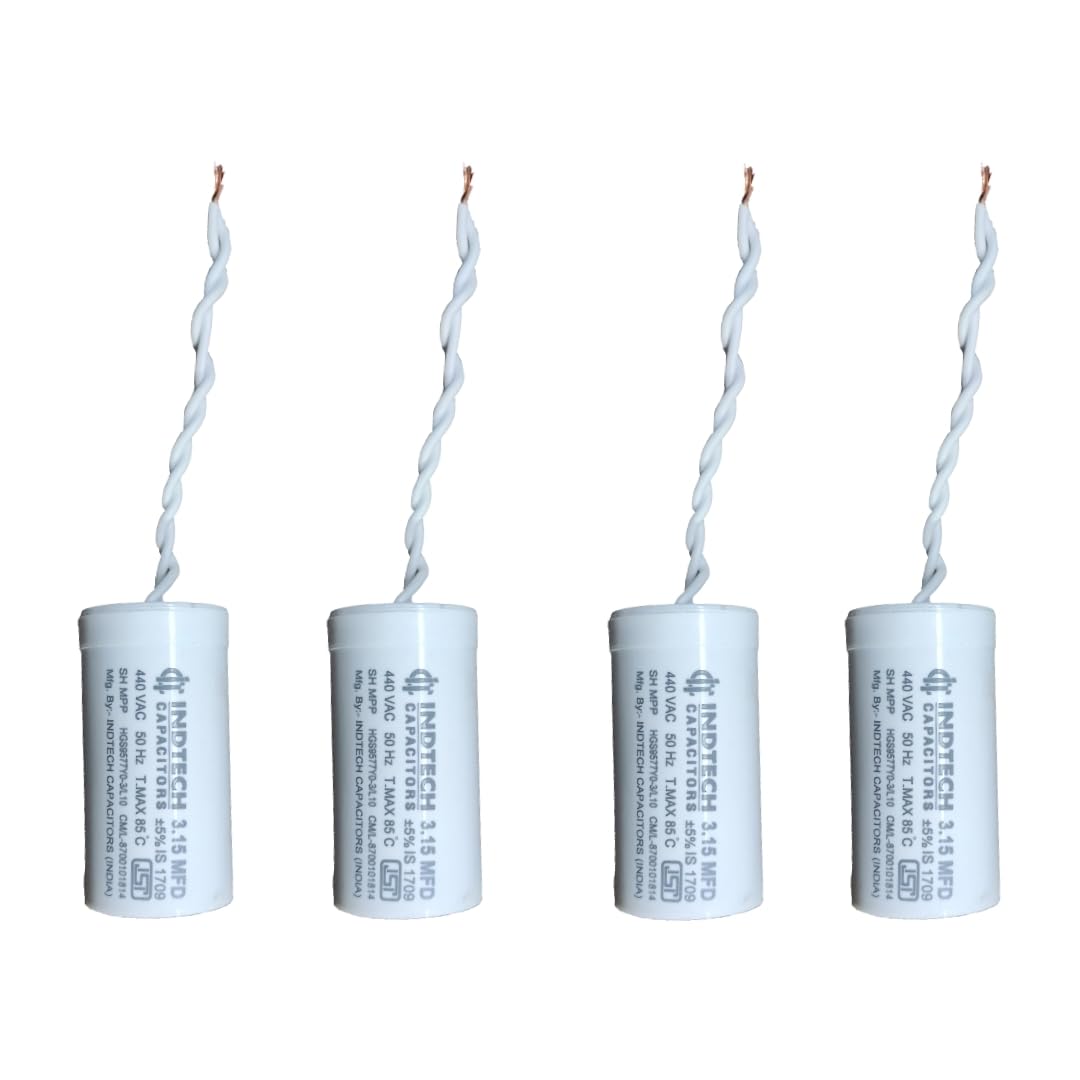 Ceiling Fan Capacitor 3.15 mfd, Fan Speed Booster (4pcs) : Amazon.in ...