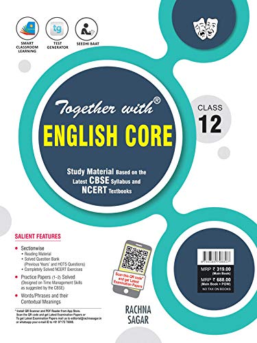 Together with English Core Study Material for Class 12: Amazon.co.uk ...