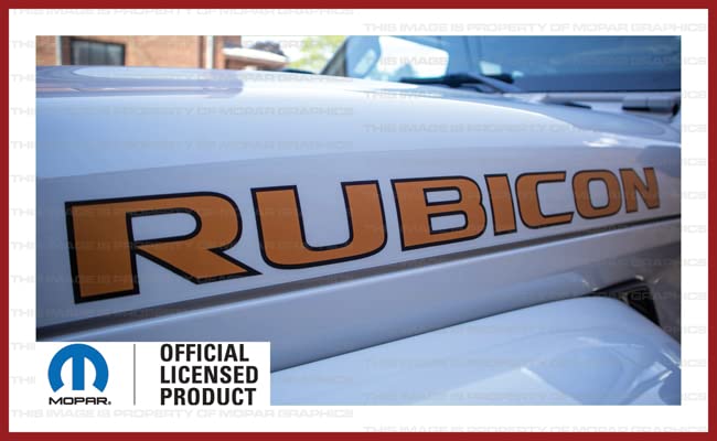 Snapklik.com : Decal Mods Rubicon Hood Graphic Vinyl Decal Fits Jeep ...
