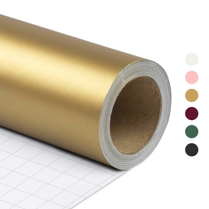 Amazon.com: Christmas Wrapping Paper, Gold Wrapping Paper, 17 Inches X ...