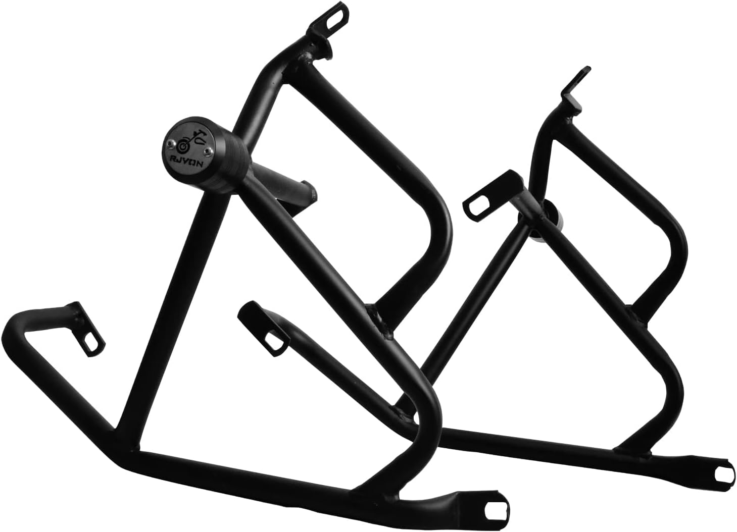 R.J.VON - Metal Black Heavy Quality Leg Crash Guard with Slider for RE ...