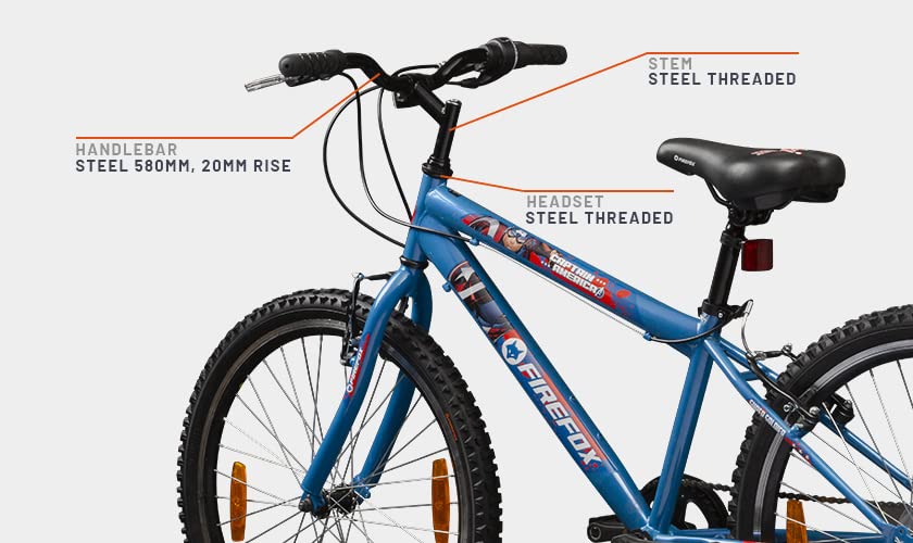 Firefox Bikes Kids Avengers Marvel Captain America 6S Gloss Blue ...