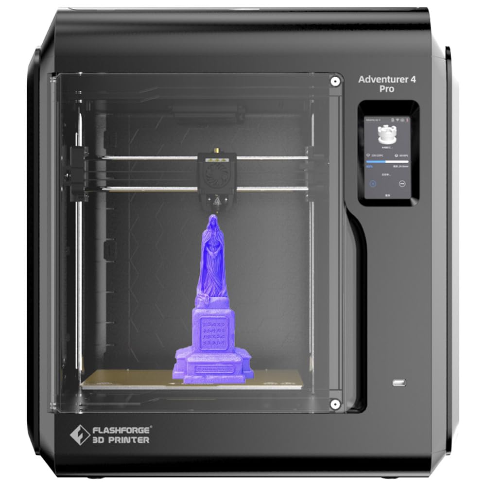 FLASHFORGE 3D Printer Adventurer 4 Pro, 30-Point Auto Leveling, Max 5X ...