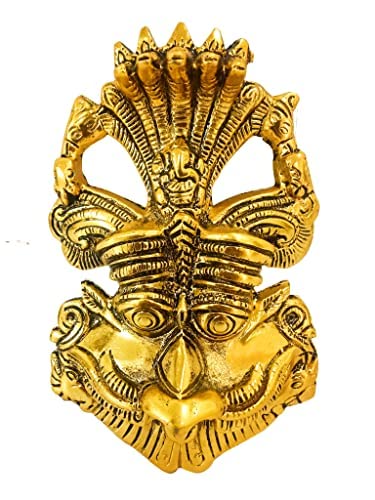 Buy Pooja Ghar Brass Keerthi Mukudu – Kirtimukha Wall Hanging for Evil ...