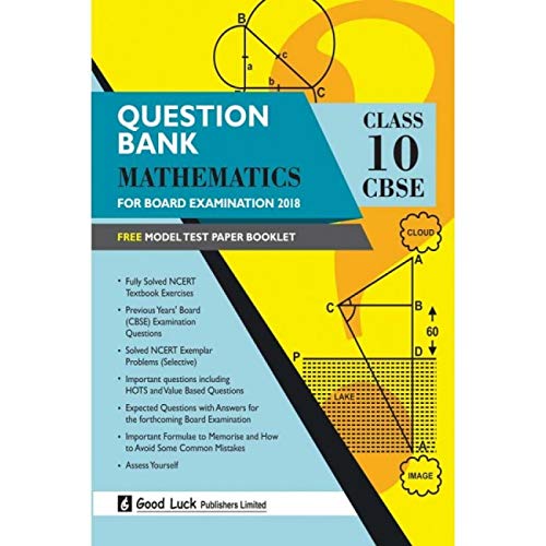 Good Luck CBSE Question Bank - Mathematics, Class 10 : Na: Amazon.in: Books