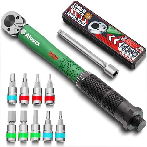 LEXIVON Inch Pound Torque Wrench 1/4-Inch Drive | 20~200 in-lb/2.26~22. ...