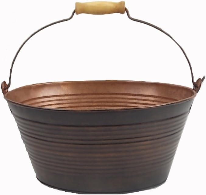 Amazon.com: Craft Outlet Bucket, 11 by 5.5-Inch, Antique Gold : Health ...