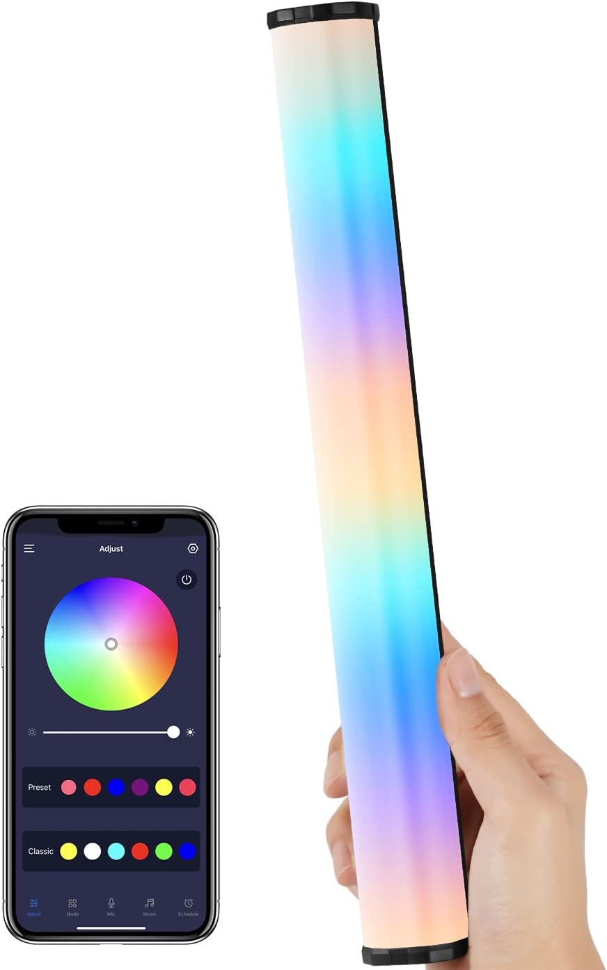 WITHINSAFE Smart Light Bar, Battery Powered Cordless RGB Light Bar ...