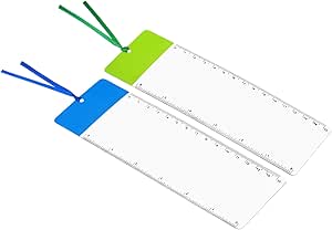 Amazon.com: PATIKIL Bookmark Magnifier with Ruler, 2 Pack 3X Magnifying ...