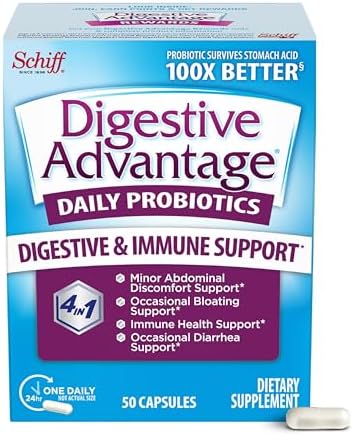 Amazon.com: Digestive Advantage Probiotics for Digestive Health, Daily ...