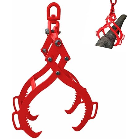 Amazon.com: 28IN Log Lifting Tongs Log Lifting Tongs 4 Claw Timber ...