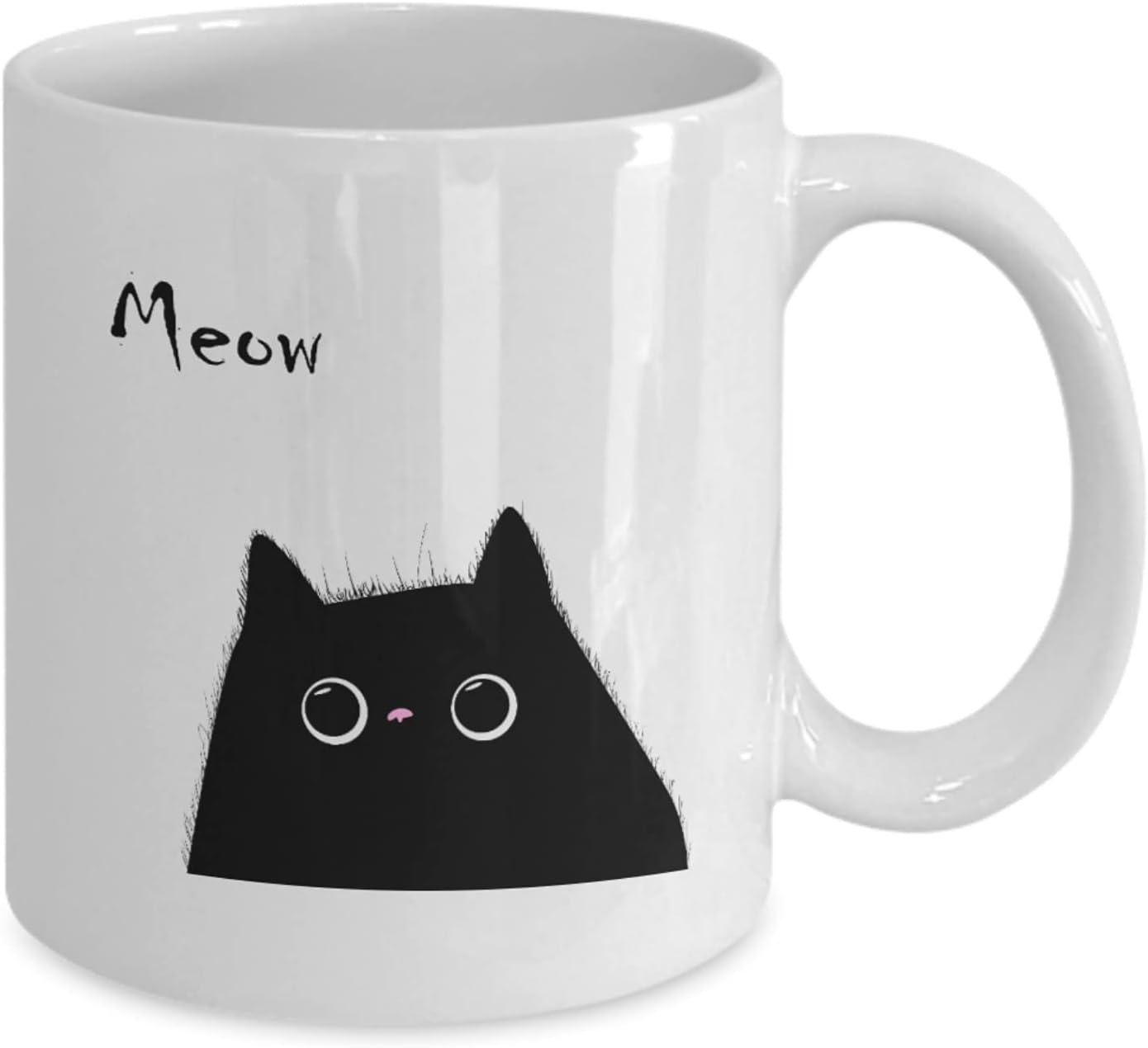 Amazon.com: OFlich Black Cat Coffee Mug - Black Cat Gifts, Black Cat ...