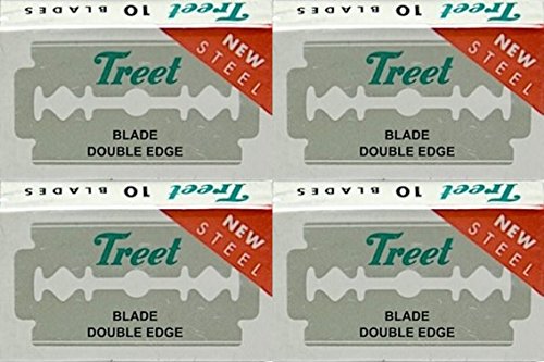 Amazon.com: 40 Treet New Steel Double Edge Razor Blades : Beauty ...