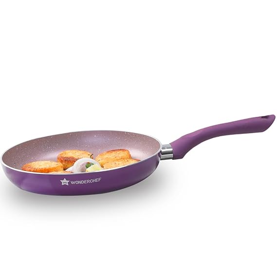 Buy Wonderchef Royal Velvet Non-Stick 24cm Fry pan I Induction Ready ...