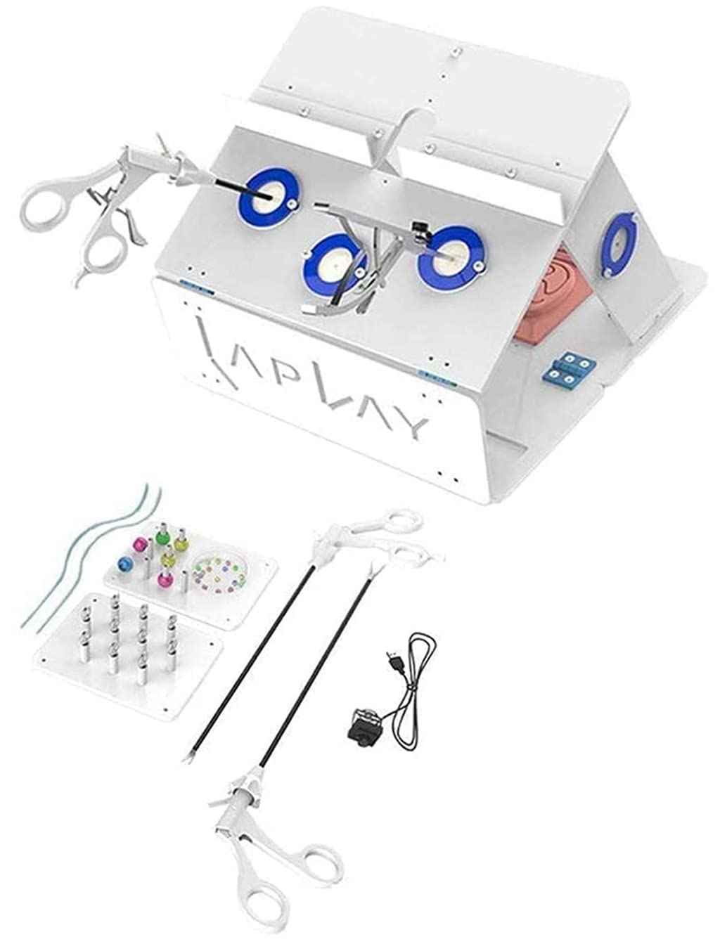 Buy Laparoscopic Simulator, Laparoscopic Training Box with Instruments ...
