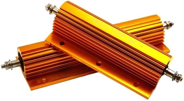 RXG24 Aluminum Housing Resistor, Gold Aluminum Housing Resistor. 100w ...