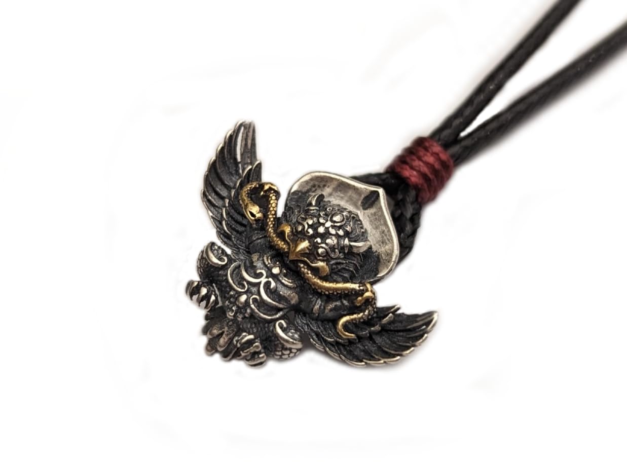 Amazon.com: Garuda Pendant necklace Tibetan Defense Protection Against ...
