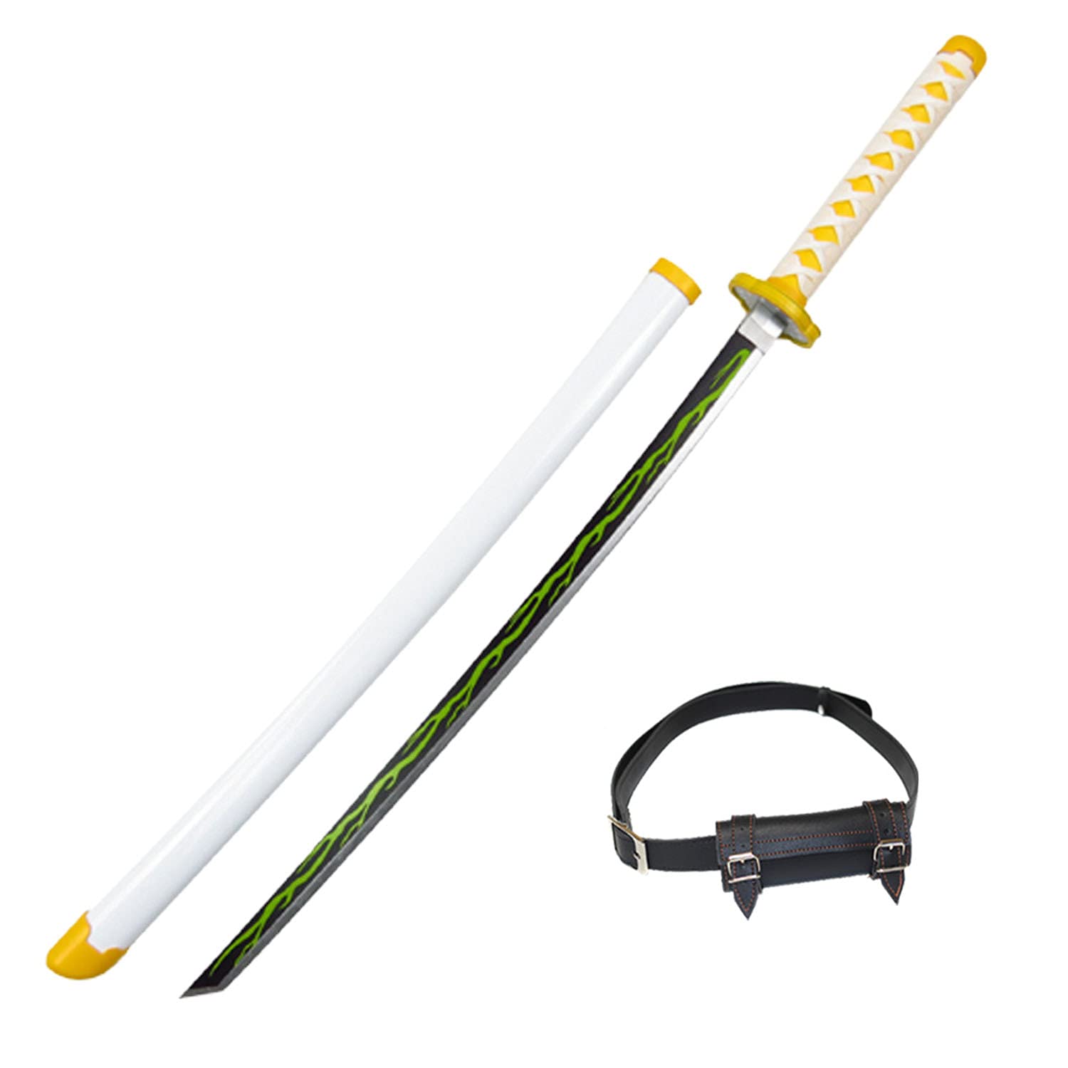 41 Demon Slayer Cos Wooden Sword For Zenitsu Agatsuma Anime ...