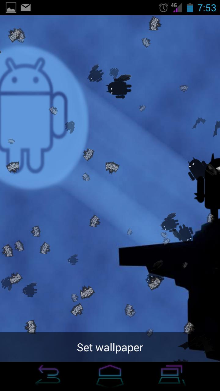 Live Wallpaper - BatDROID (Bat Droid) - App on Amazon Appstore