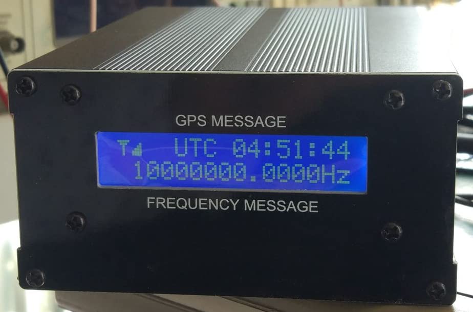 Amazon.com: 10MHZ Output SINE Wave GPS DISCiPLINED Clock GPSDO LCD ...
