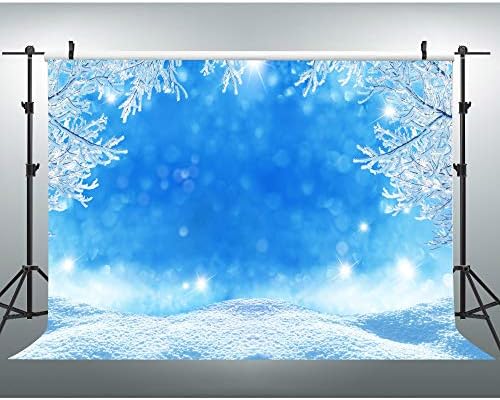 EOA 7x5ft Winter Backdrop Ice and Snow White World Photography ...