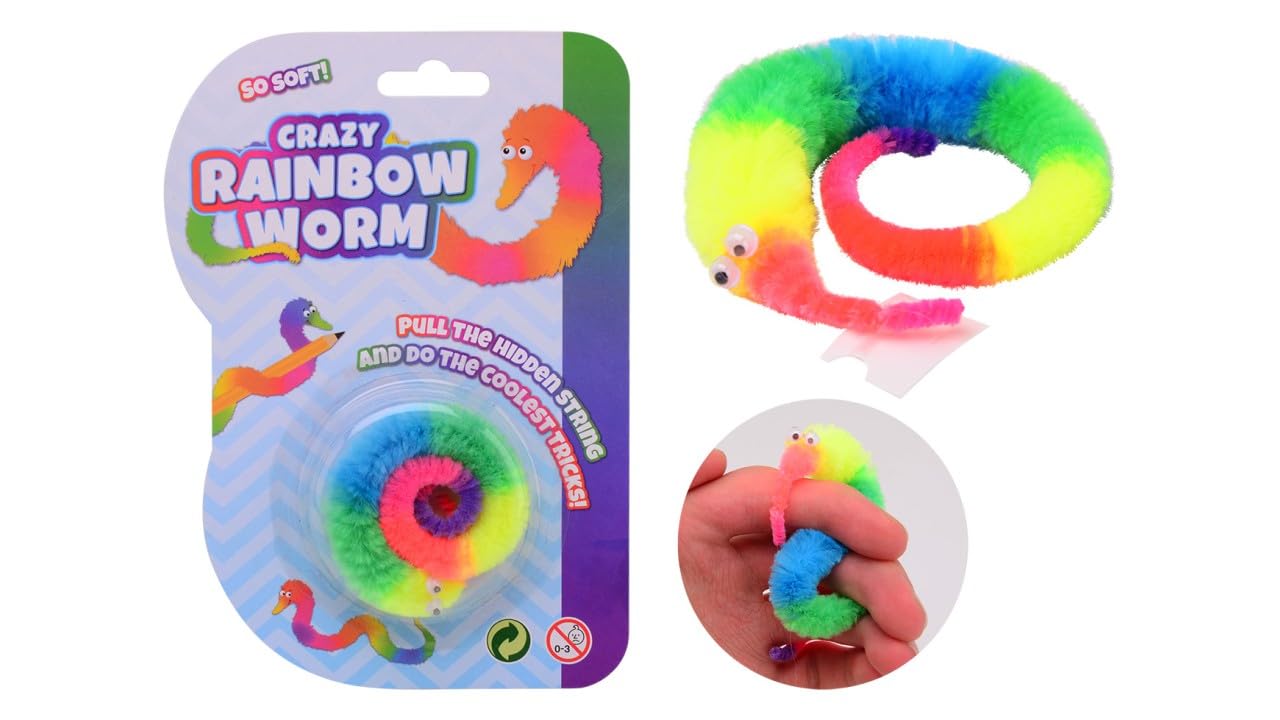 Amazon.com: Magic Crazy Rainbow Worm - Magic Worm : Toys & Games