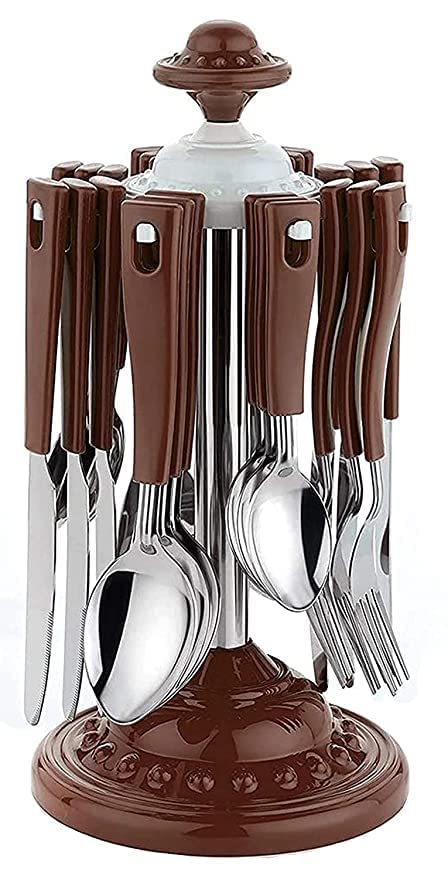 AMEY Creation Cutlery Set for Dining Table with Stand | 24 Piece ...