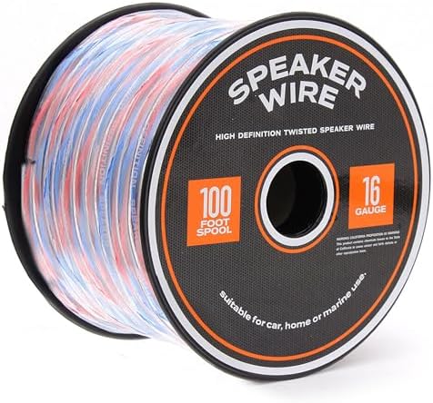 Amazon.com: 100 Foot Spool True 16 Gauge High Definition Twisted ...