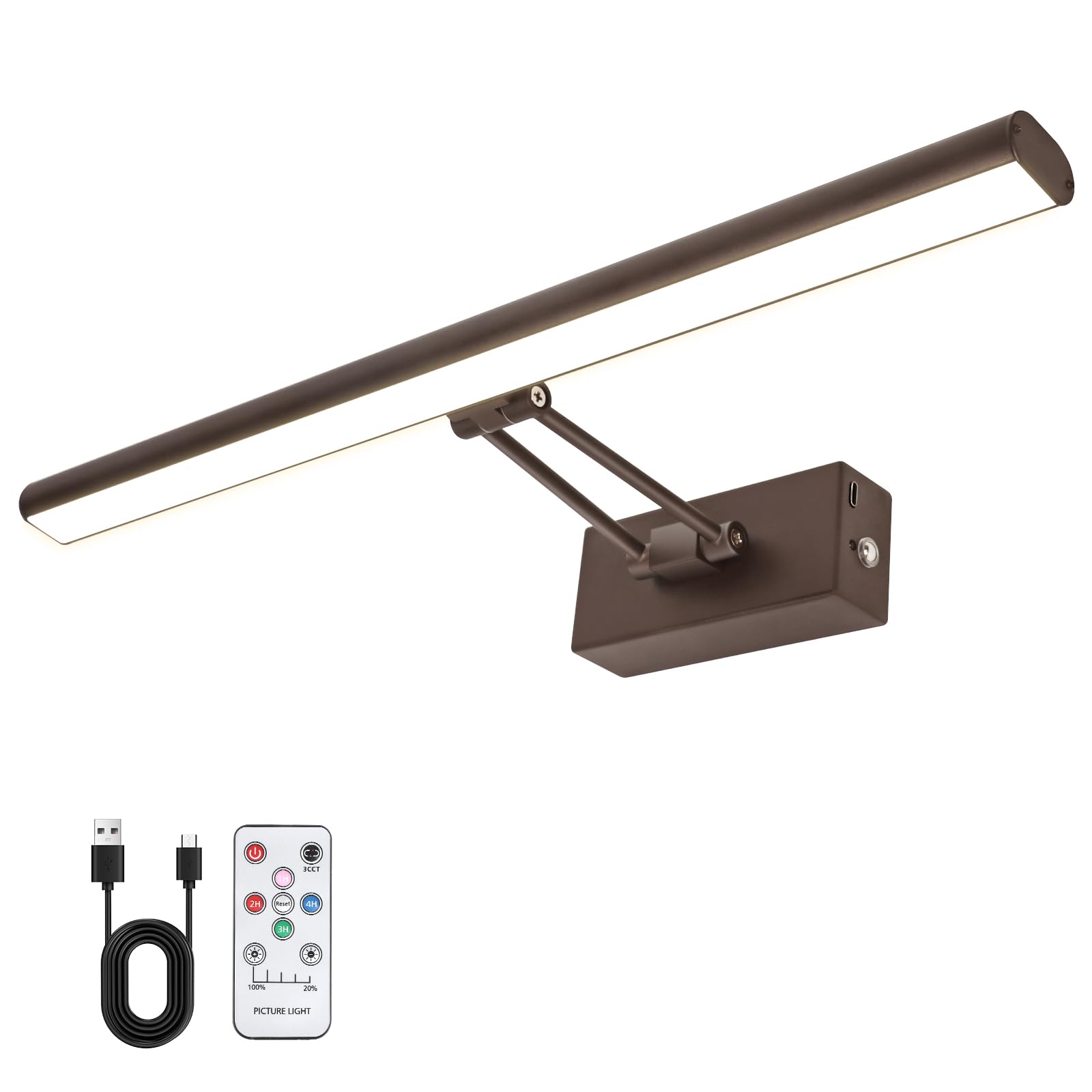 Amazon.com: HOWMZON Picture Light,17.5" Picture Frame Light,Art Light ...