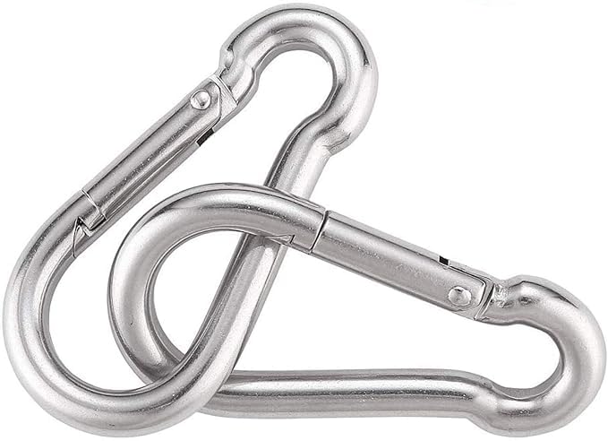 Stainless Steel Snap Hook Heavy Duty Safety Lock Cable Attachment ...