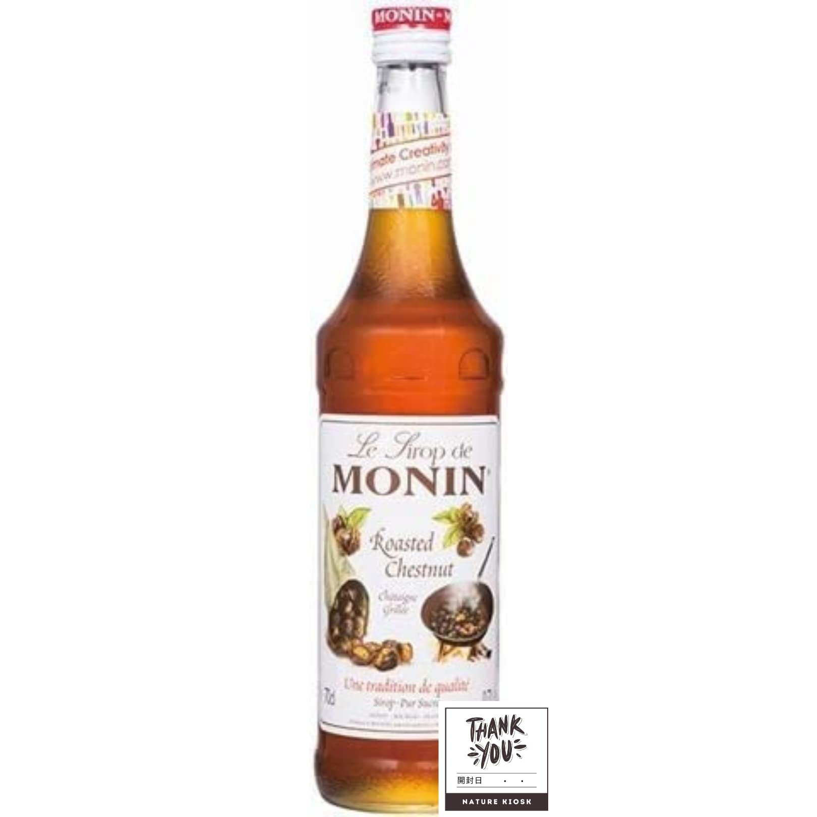 Amazon | モナン ローステッド チェスナッツ 焼栗 シロップ 700ml Monin Premium Roasted Chestnut ...