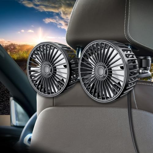Amazon.com: Car Fans, Car Fan for Rear Seat USB Powered Portable Car ...