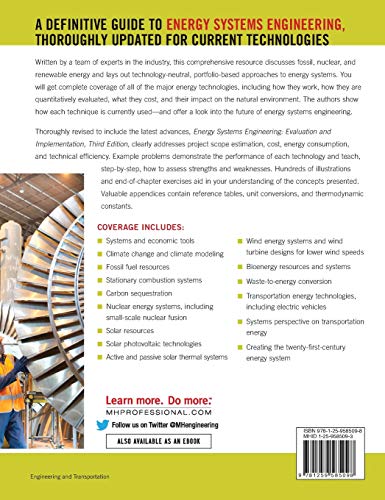 Energy Systems Engineering, 3rd Edition - Comprehensive Guide - Future ...