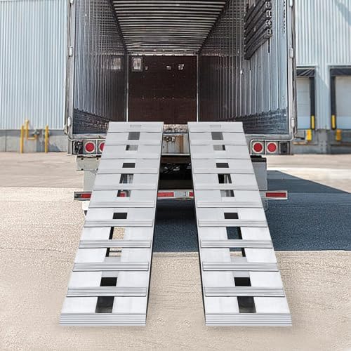 Amazon.com: CheriMuMu Aluminum Trailer Ramps, 2Pcs 60" x 12" 6000lbs ...