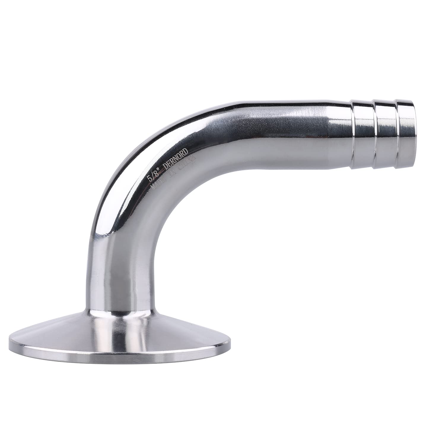 Snapklik.com : DERNORD Sanitary Hose Barb Pipe Fitting 1.5" Tri Clamp