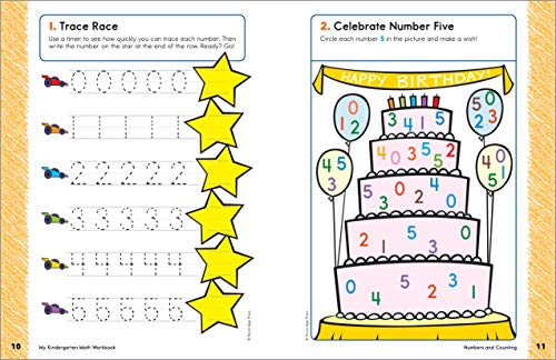 My Kindergarten Math Workbook: 101 Games and Activities to Support ...