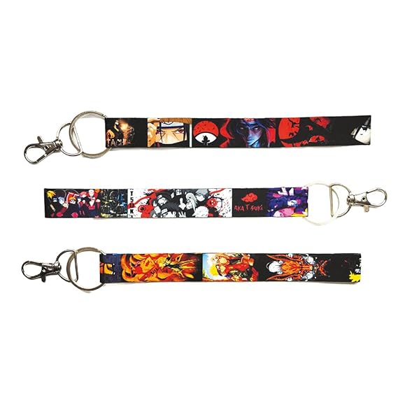 Itachi Keychain Pack of 3 peace Akatsuki,Itachi, obito Nagato & Konan ...