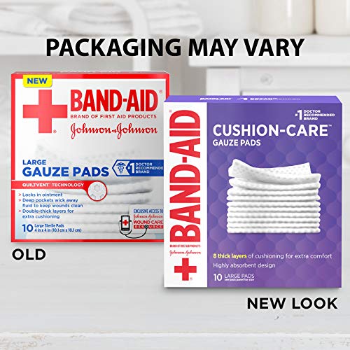Snapklik.com : Band-Aid Brand Cushion Care Non-Stick Gauze Pads