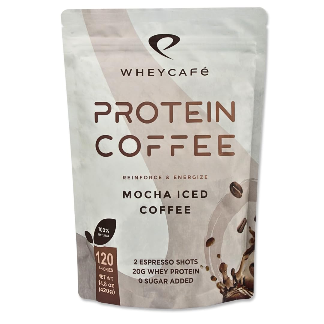 Amazon.com: Protein Coffee, Whey Cafe | 20g Whey Isolate Protein Powder ...