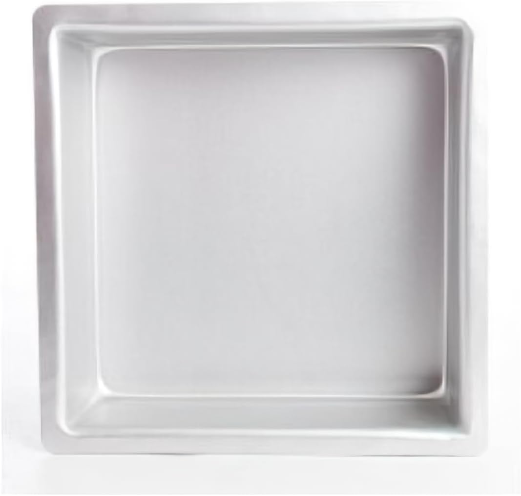 Amazon.com: PME Professional Aluminum Square Baking Pan 12 x 12 x4in ...