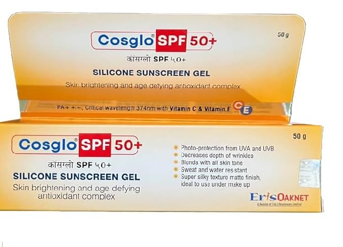 Cosglo SPF50+ Silicone Sunscreen Gel (50g) : Amazon.in: Beauty