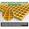 Natotela 2 Pcs 19x19in Fiberglass Molded Grating,FRP Grate Panel 660 ...