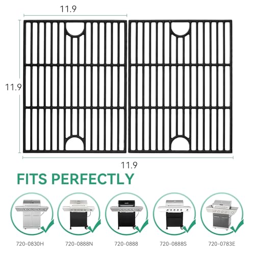 13 x 17 Cast Iron Cooking Grate for Nexgrill 4 Burner 720-0830H 720 ...