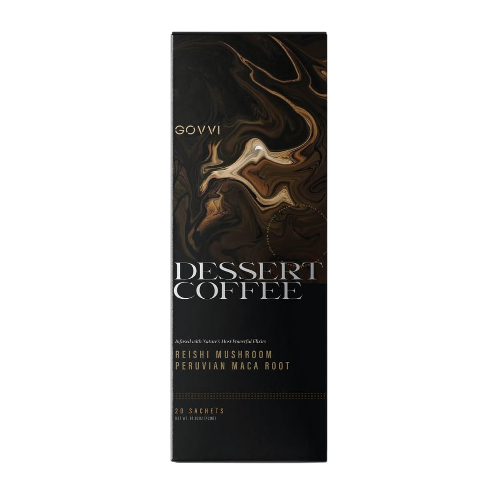 Amazon.com : GOVVI Dessert Coffee with Reishi Mushroom and Peruvian ...