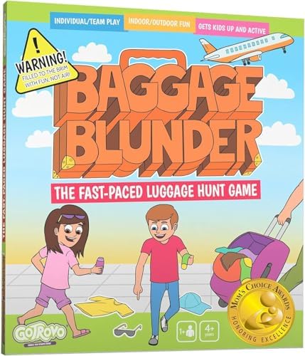 Baggage Blunder, The Travel Memory Game for Kids Ages 4-8, Active Fun ...