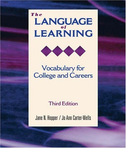 The Language of Learning: Vocabulary for College and Careers: Hopper ...